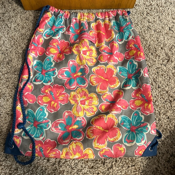 Simply Southern | Bags | Simply Southern Floral Drawstring Shoulder Bag ...
